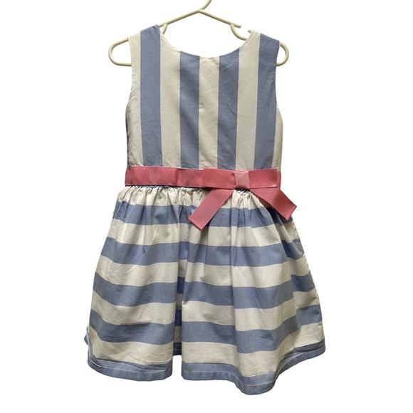 Carter's | Dresses | Carters Striped Dress Girls Size 4t Blue White ...